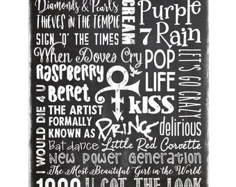 Prince Word Art
