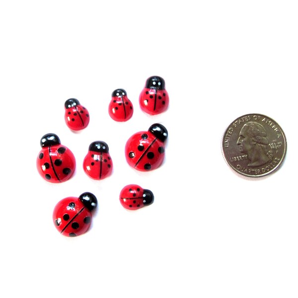 Plastic Ladybugs - Etsy