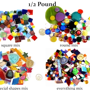 Destash Mosaic Tile Mix, Mixed Tile Pieces, Mosaic Supplies, Mixed ...