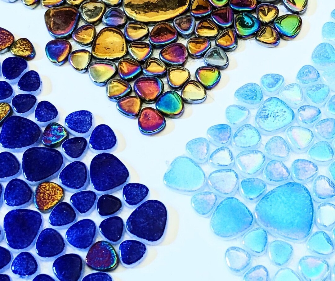 Glass Pebbles, Blue Pebble Tiles, Turquoise Tiles, Black Pebble Tiles ...