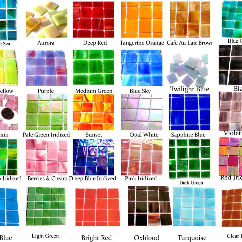 Glass Tile for Mosaic Art - Etsy