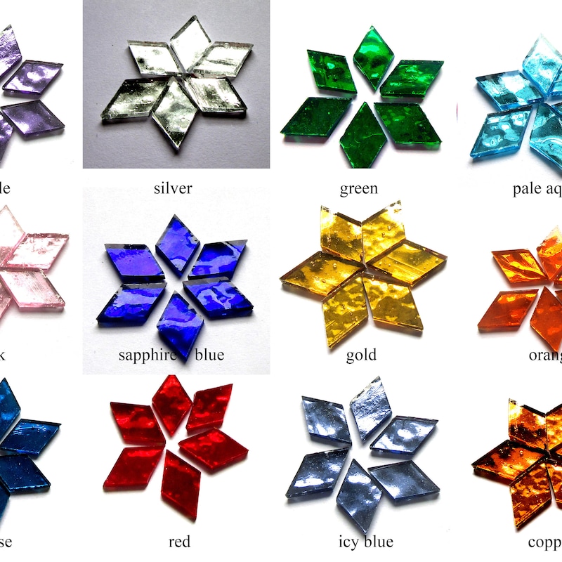 Star Mosaic With Mirror - Etsy