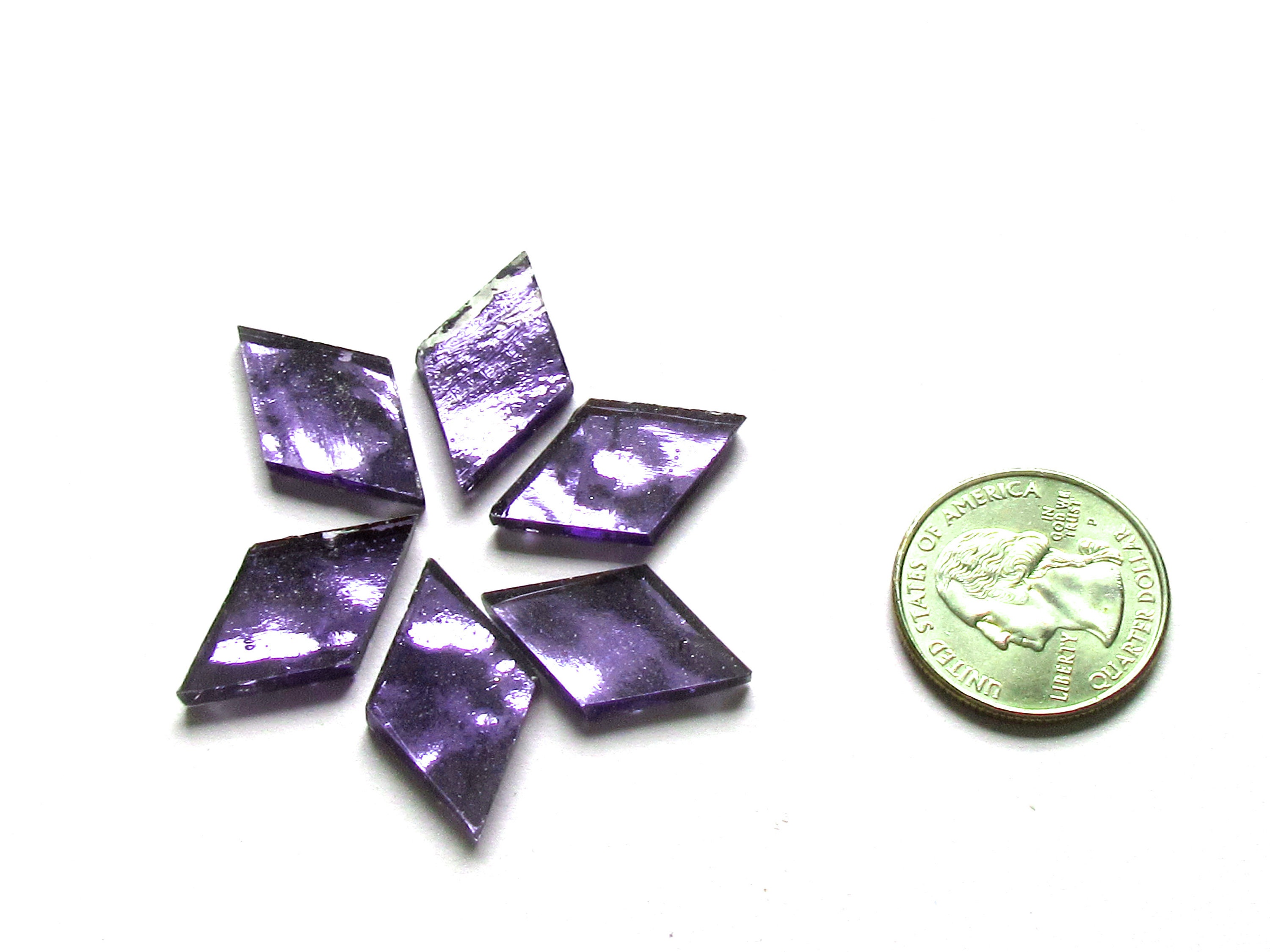 6 Diamond Mosaic Tiles Diamond Tiles Geometric Tiles Gold - Etsy