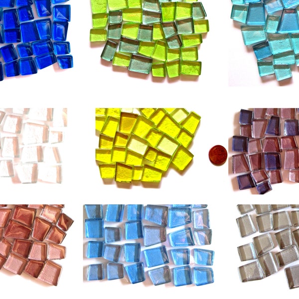 Clear Glass Tiles - Etsy