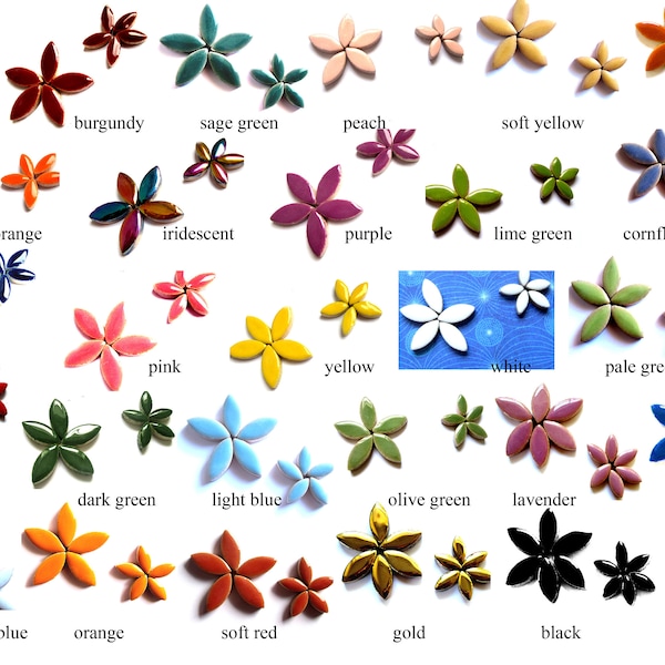 Mosaic Coaster Flower - Etsy