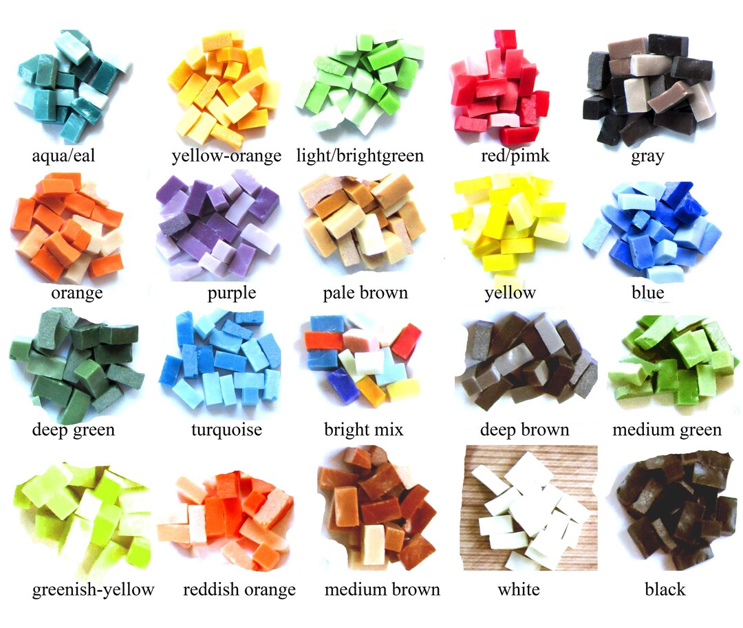 20 Hand Cut Dynasty Glass Smalti Mosaic Tiles (18 X 8 Mm) - Etsy