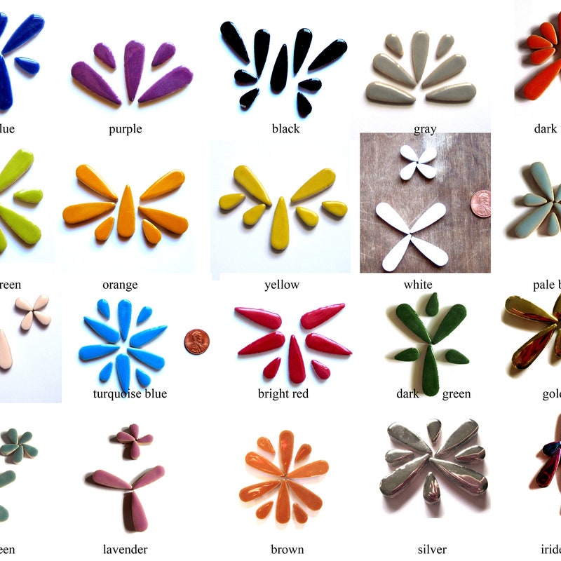 Purple Orange Tiles - Etsy