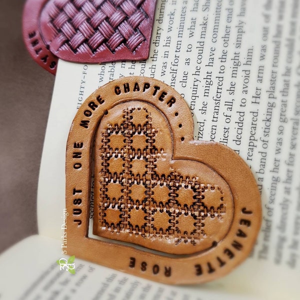 Heart Bookmark - Etsy