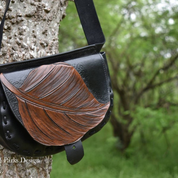 Leather Leaf Purse - Etsy