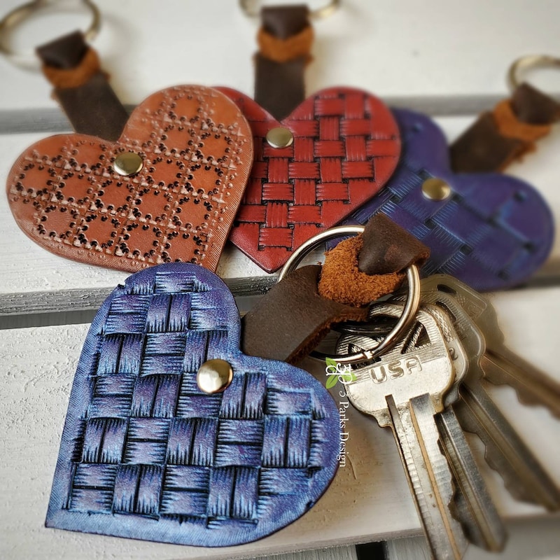 Heart Key Chain - Etsy