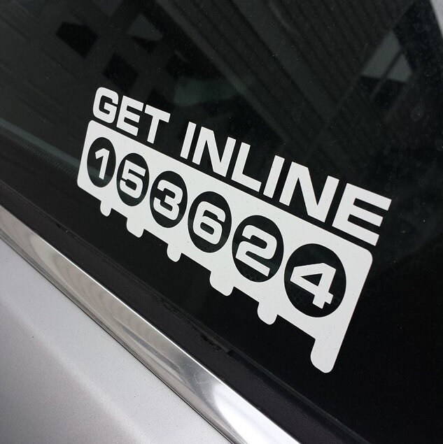 Get Inline 6 Cylinder Decal - Etsy