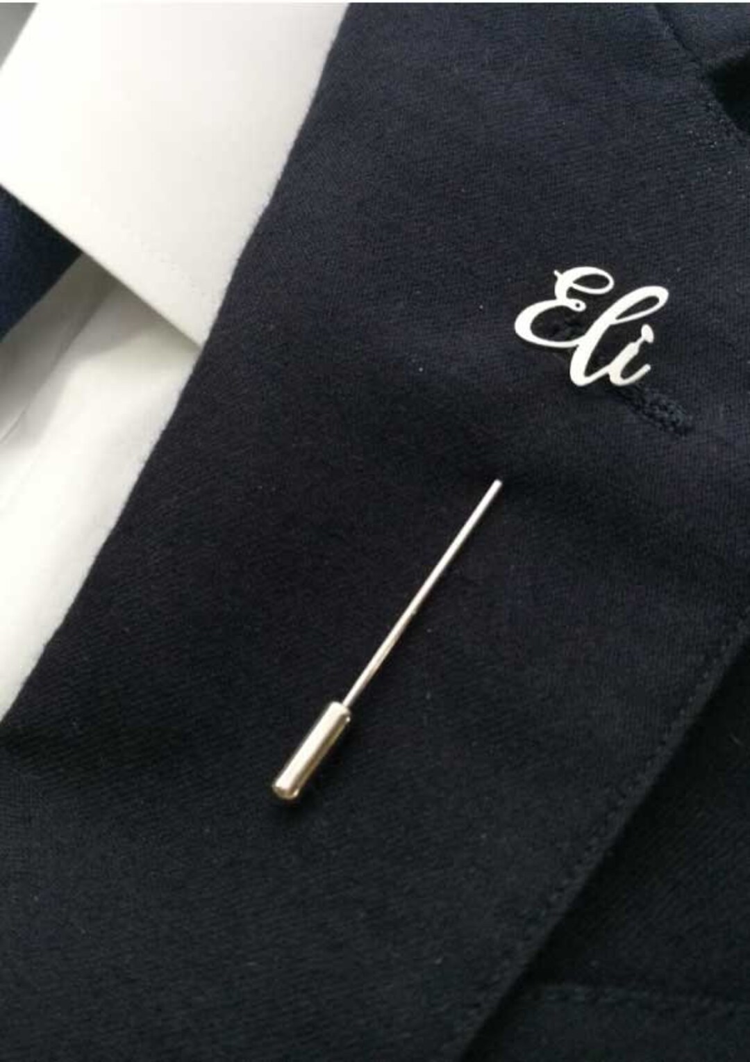 Custom Lapel Pins, Men's Lapel Pins,initial Lapel Pin,custom Name Lapel ...