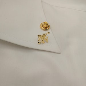 Initial Tie Tack,mens Tie Tacks,mens Suit Accessories,groomsmen Gift ...