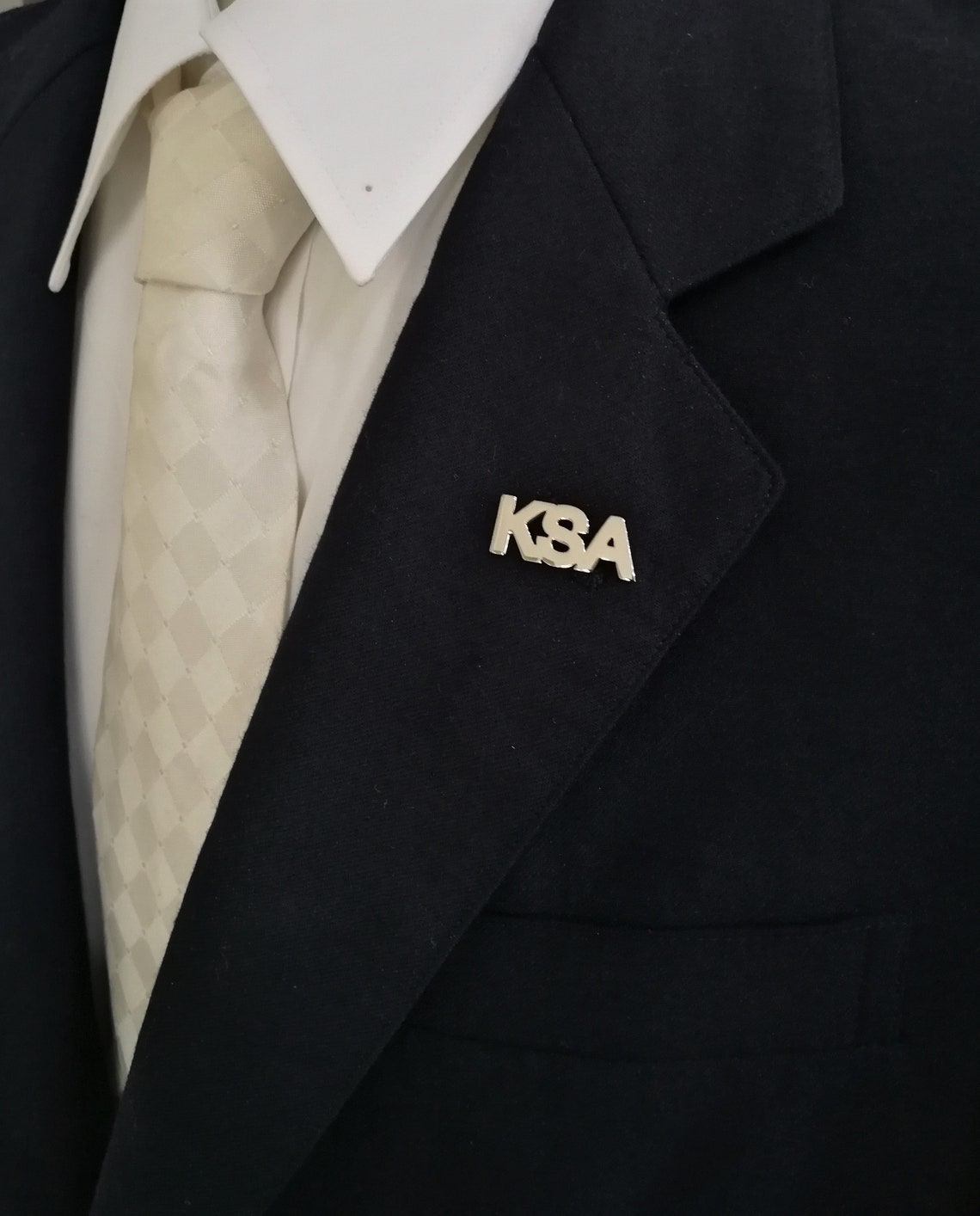 Customize Tie Tack Pintie Tack Pin Initial Wedding Tie - Etsy