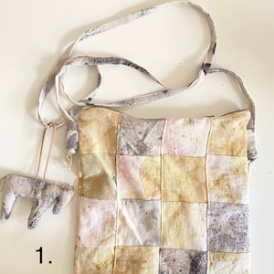 Linen Women's Handbag, Summer Mini Bag, Eco Naturally Dyed Linen ...