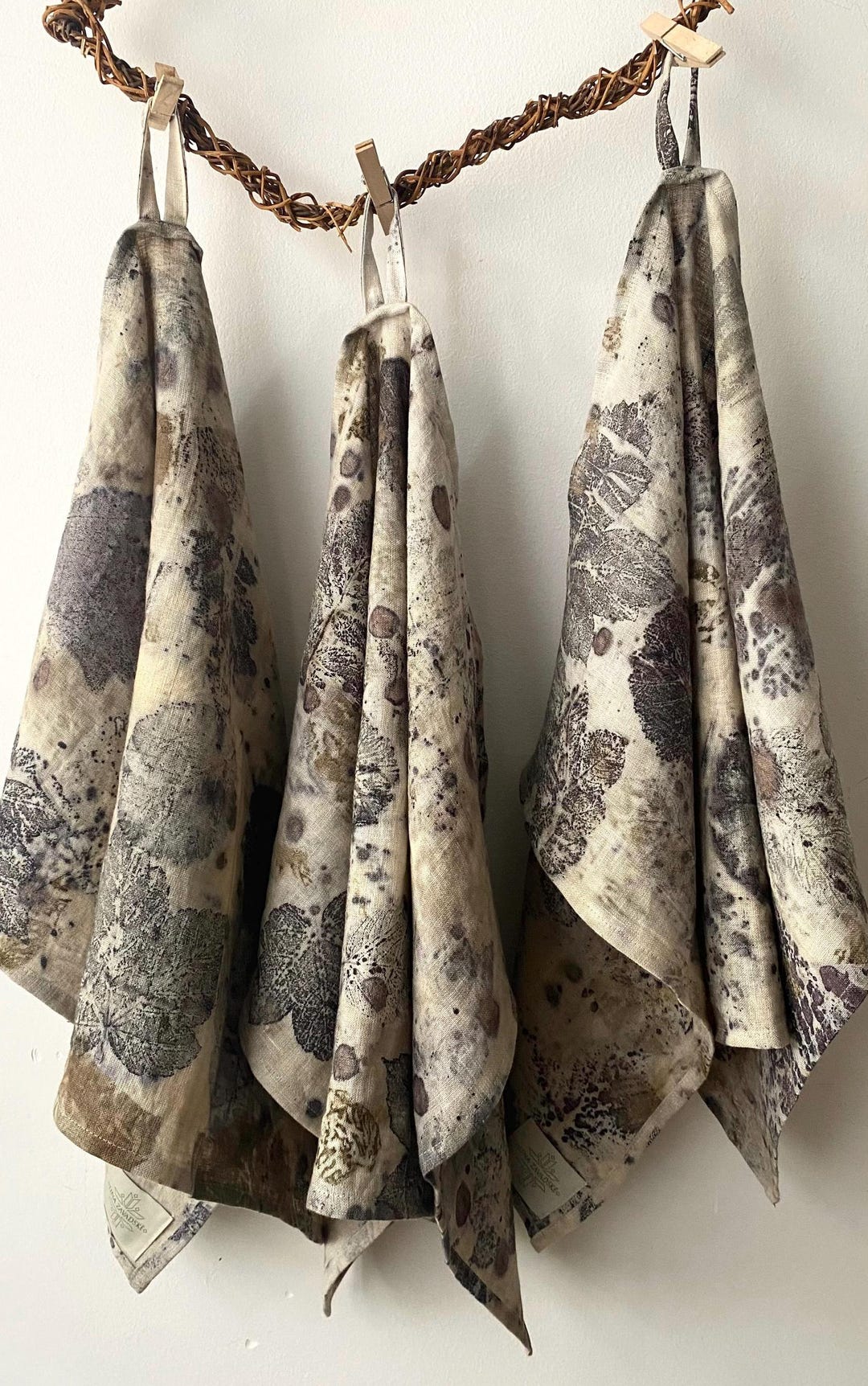 Organic Linen Towels Set Rustic , Body Hand Pure Linen Towels, Eco ...