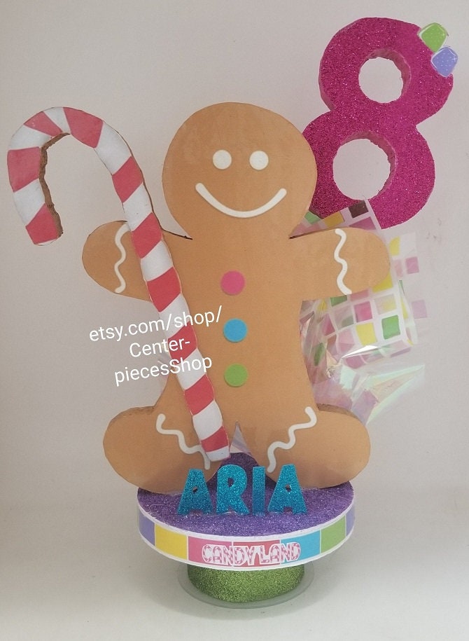 CANDY LAND 3D Cake Topper or Centerpiece Personalized w/ | Etsy