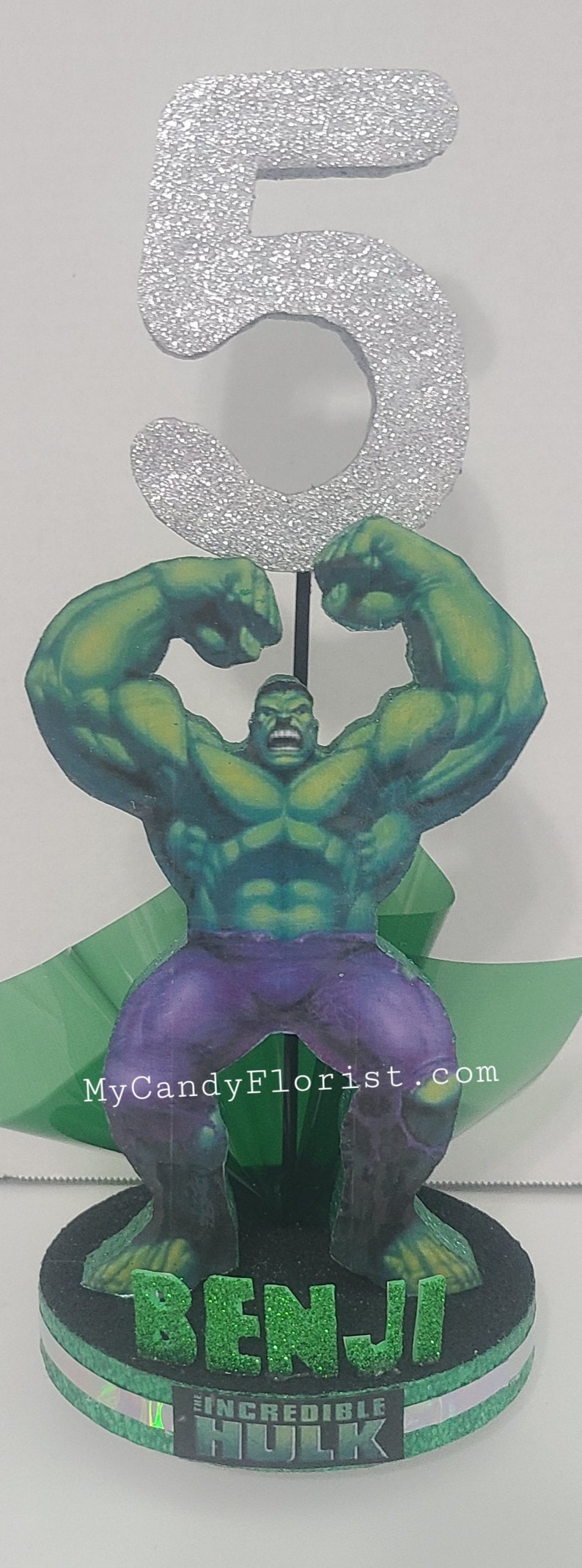 HULK Cake Topper 3D Centerpiece an Incredible Hulk | Etsy