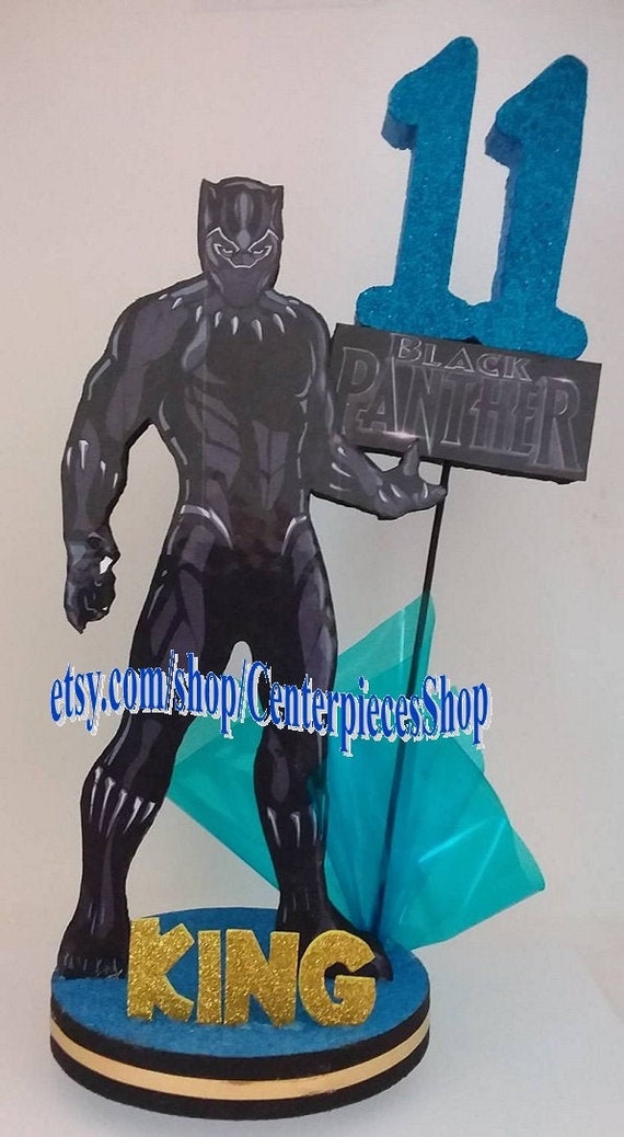 Black Panther 3D Cake Topper or Use as a Centerpiece or Party - Etsy