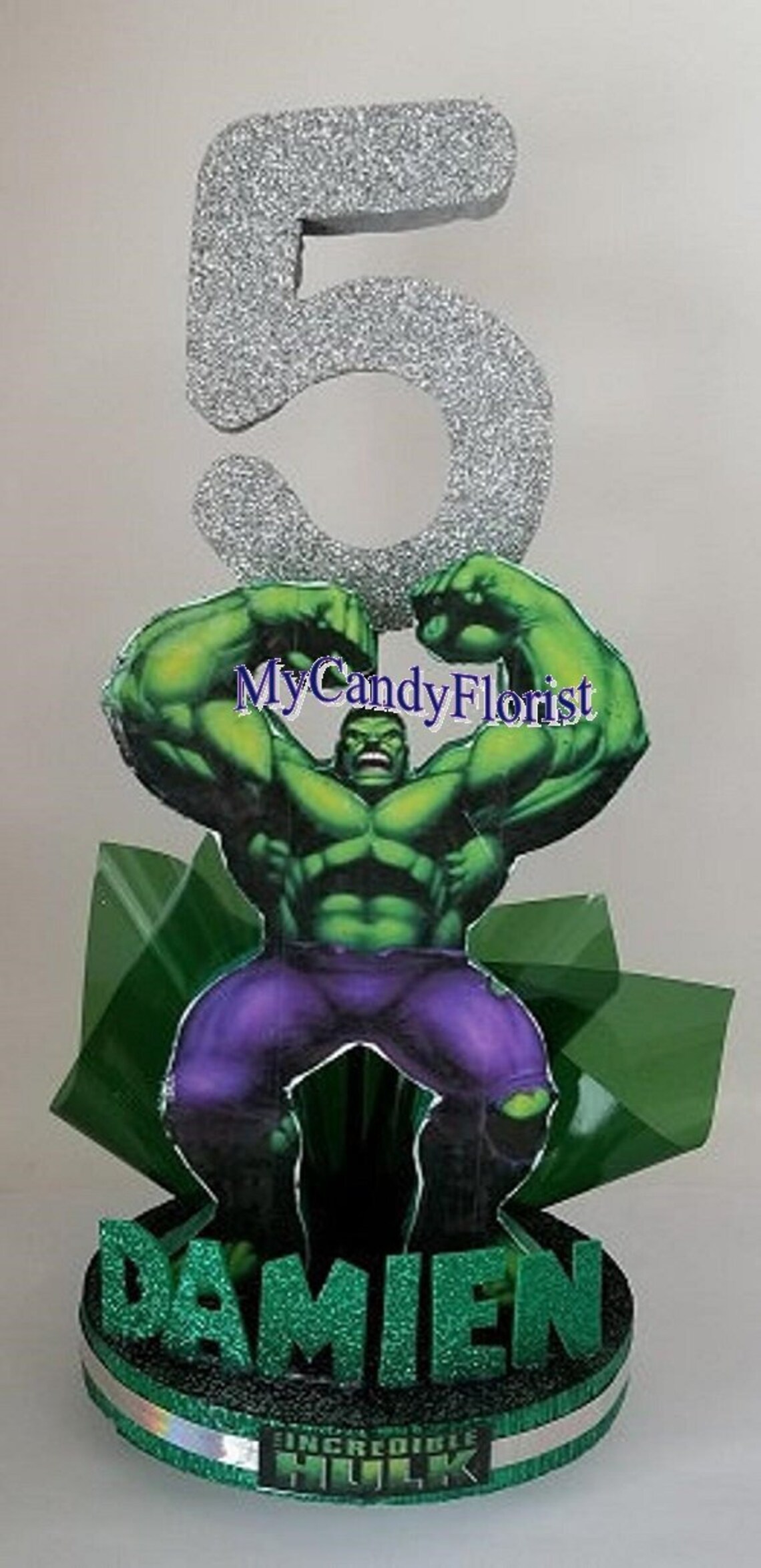 HULK Cake Topper 3D Centerpiece an Incredible Hulk | Etsy