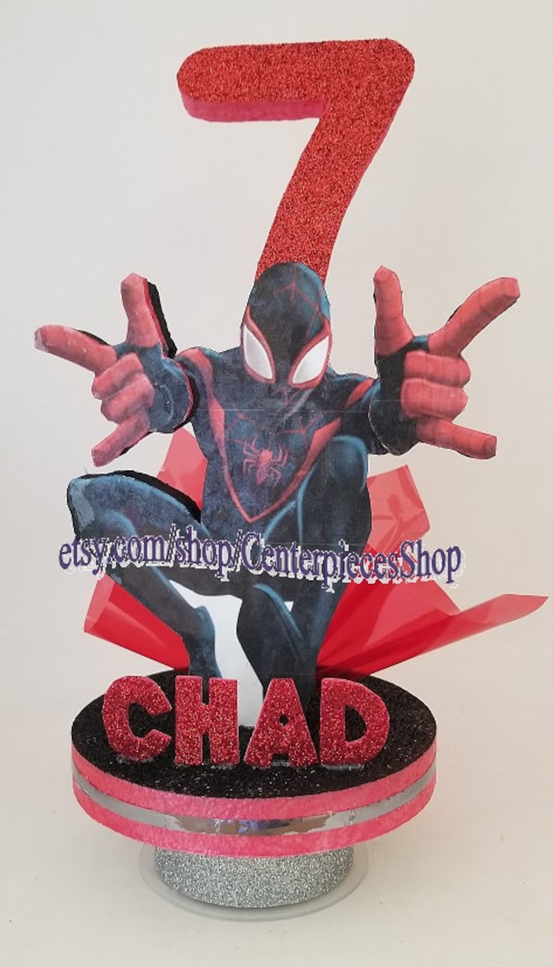 Miles Morales or Spiderman 3D Cake Topper And/or Centerpiece - Etsy