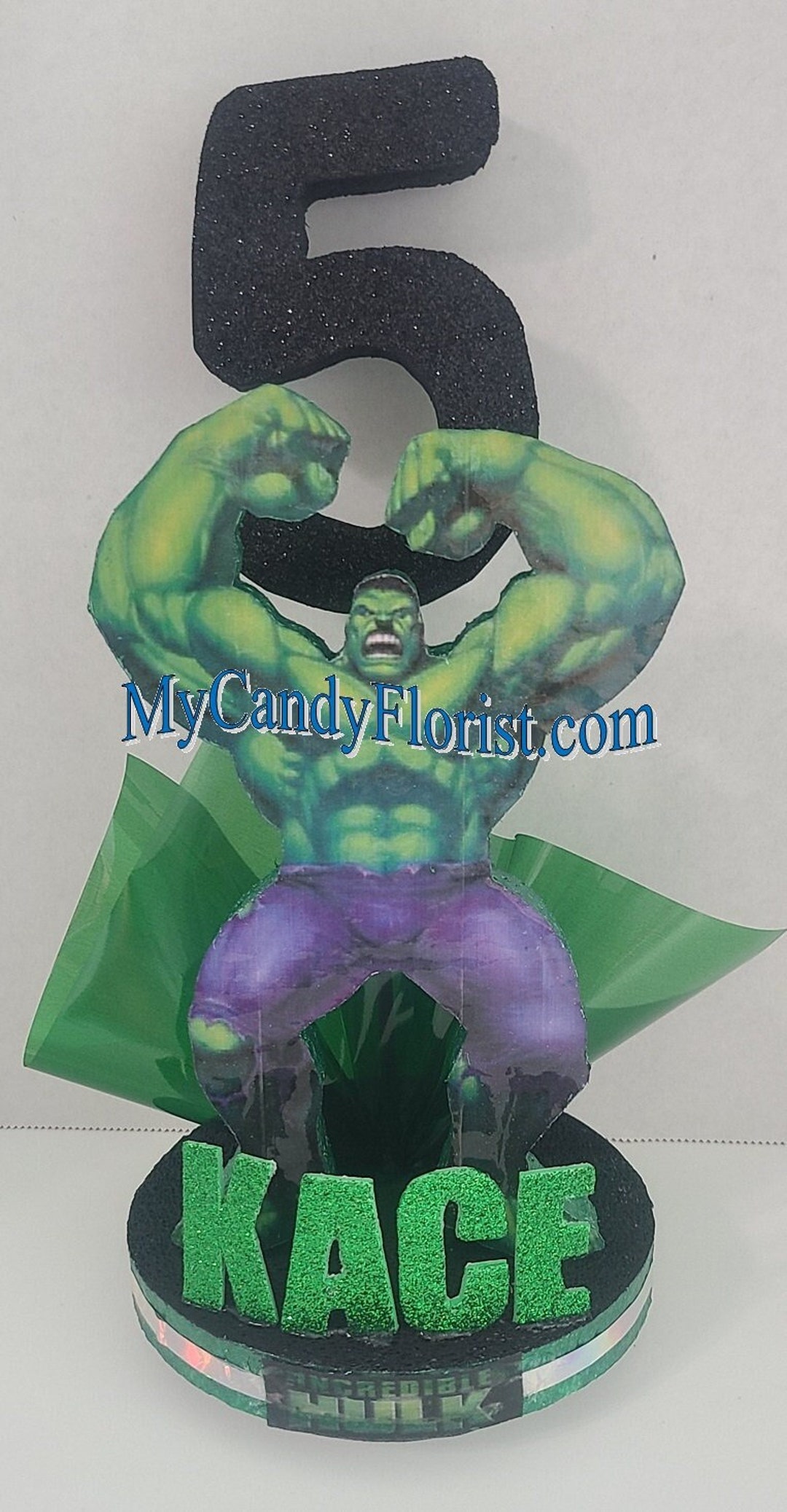 HULK Cake Topper 3D Centerpiece an Incredible Hulk - Etsy