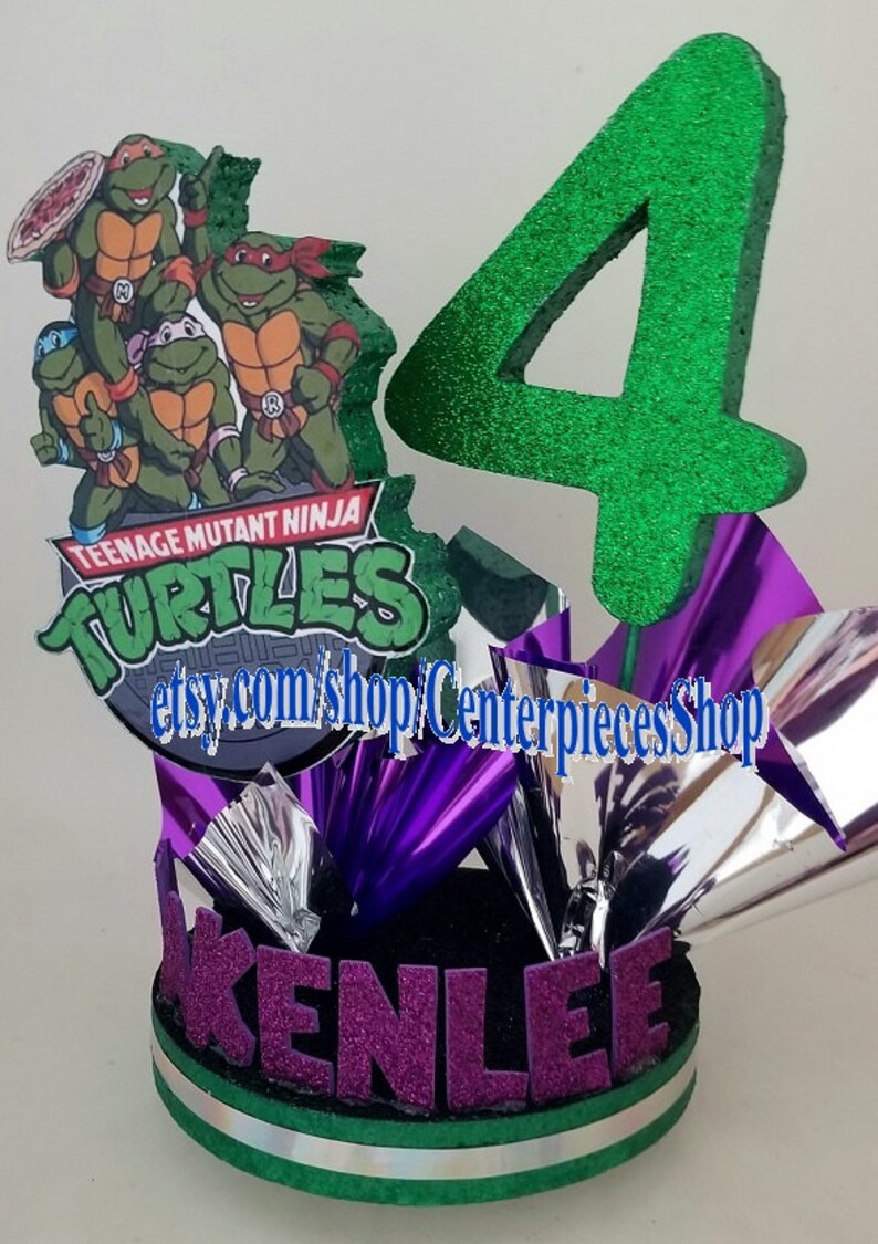 TMNT 3D Cake Topper / Centerpiece or Use as Party Decoration - Etsy