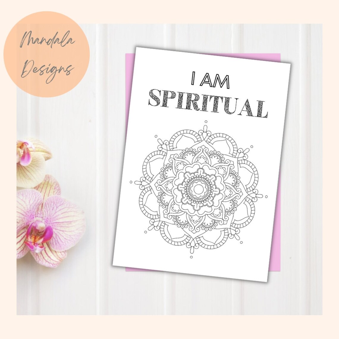 Healing Mandalas Printable Coloring Book Affirmations PDF Mindfulness ...