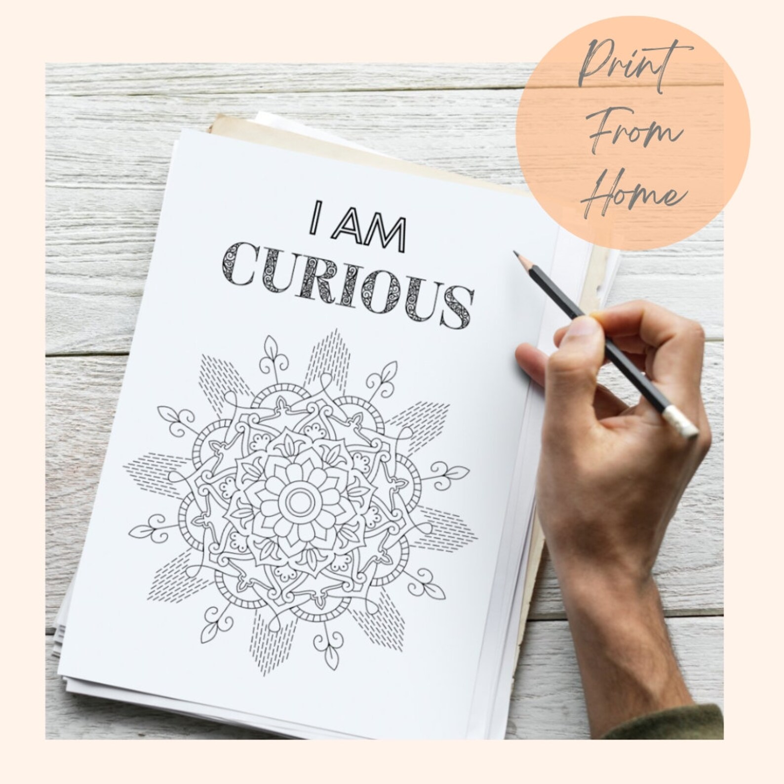 Healing Mandalas Printable Coloring Book | Affirmations | PDF ...