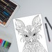 21 Dog Coloring Pages, Minimalist Dog Art, Adult Coloring Pages ...