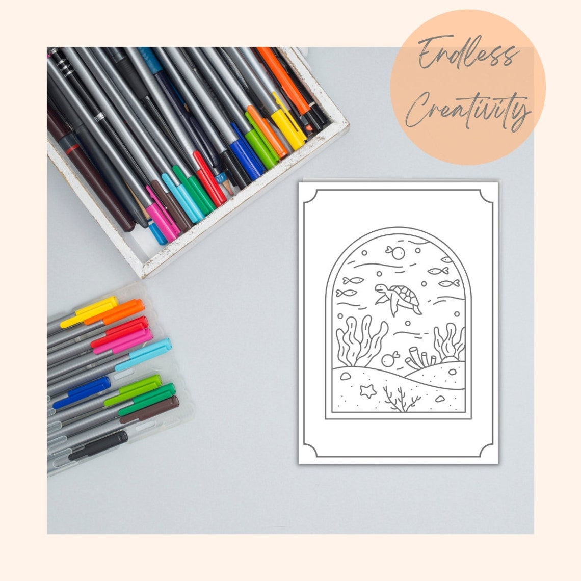 25 Boho Coloring Pages, Minimalist Coloring, Anxiety Coloring, 25 Boho ...