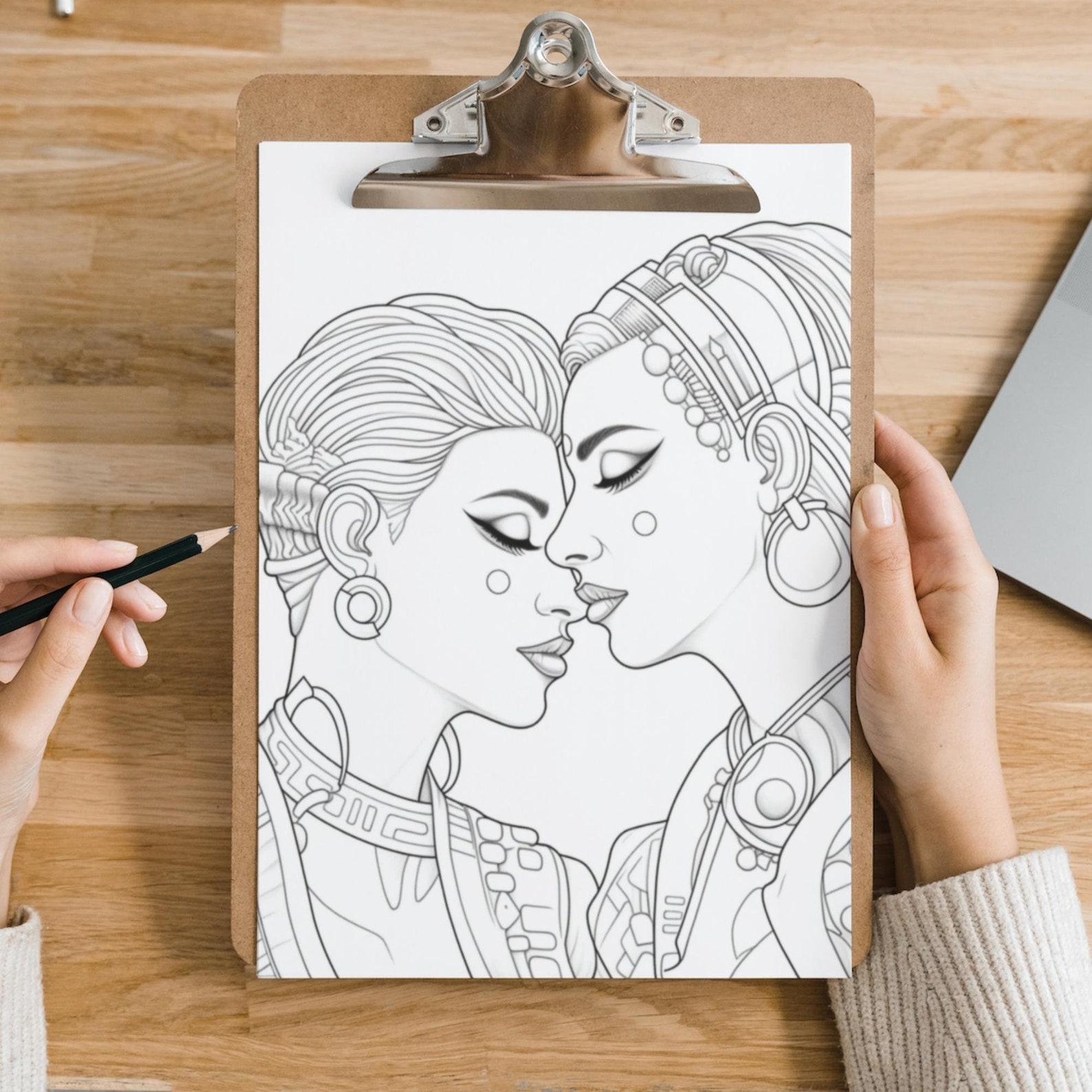 15 Printable LGBTQ Coloring Pages for Adults, Pride Adult Coloring ...