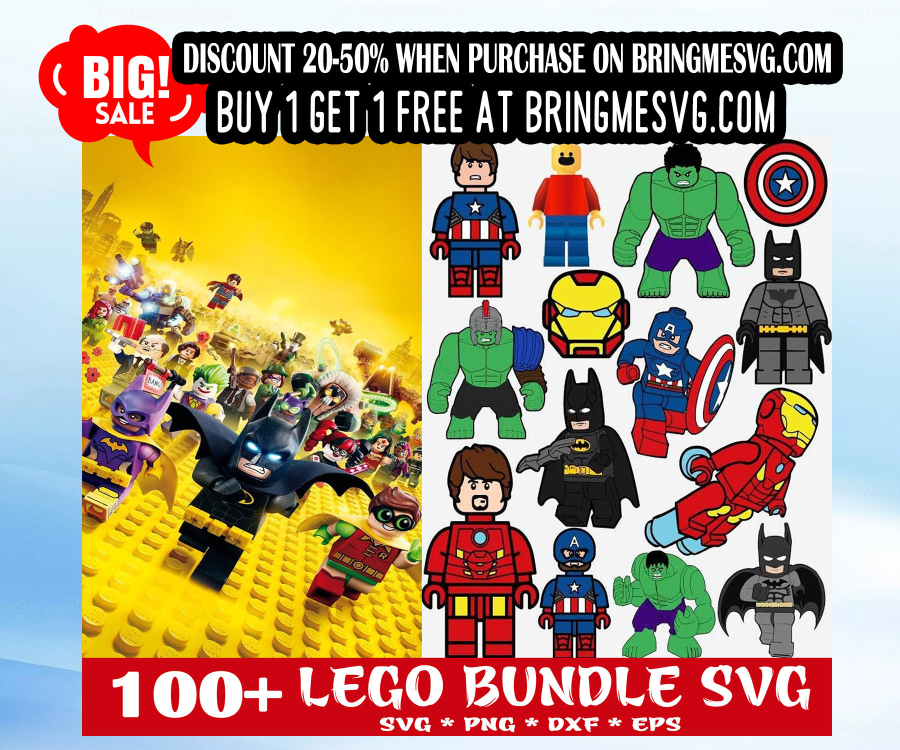 100 Lego SVG Bundle Lego SVG Lego Bundle Cut Files - Etsy