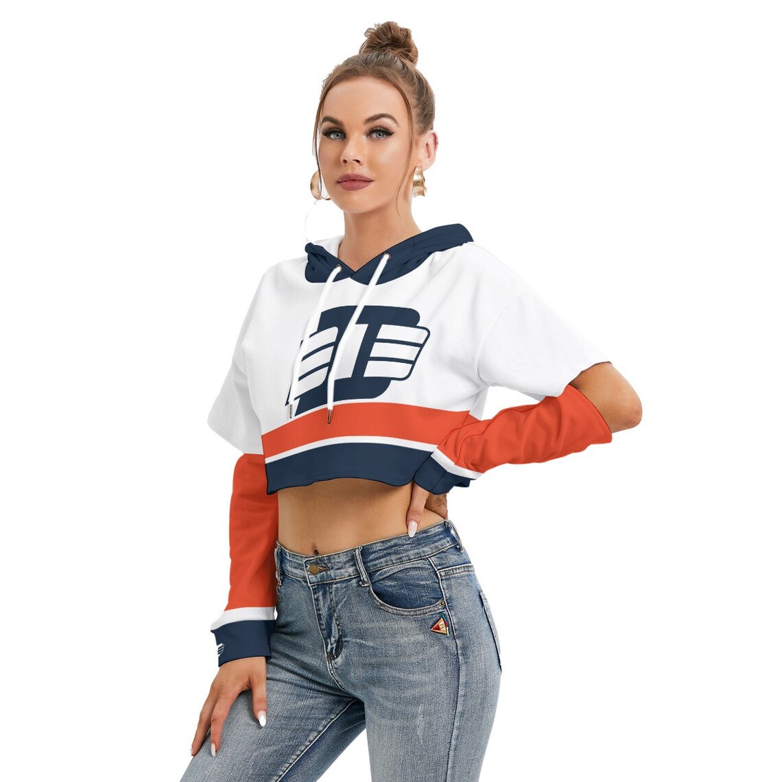 Detroit 313 Tigers Inspired All-over Print Women's Heavy Fleece Hoodie ...