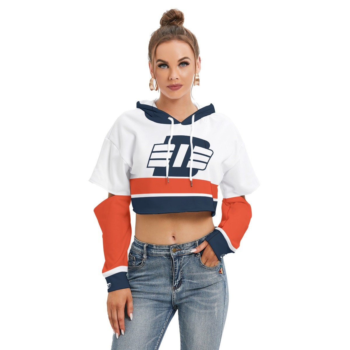 Detroit 313 Tigers Inspired All-over Print Women's Heavy Fleece Hoodie ...