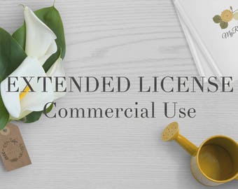 Unlimited Reproductions Extended License Commercial Use No Credit ...