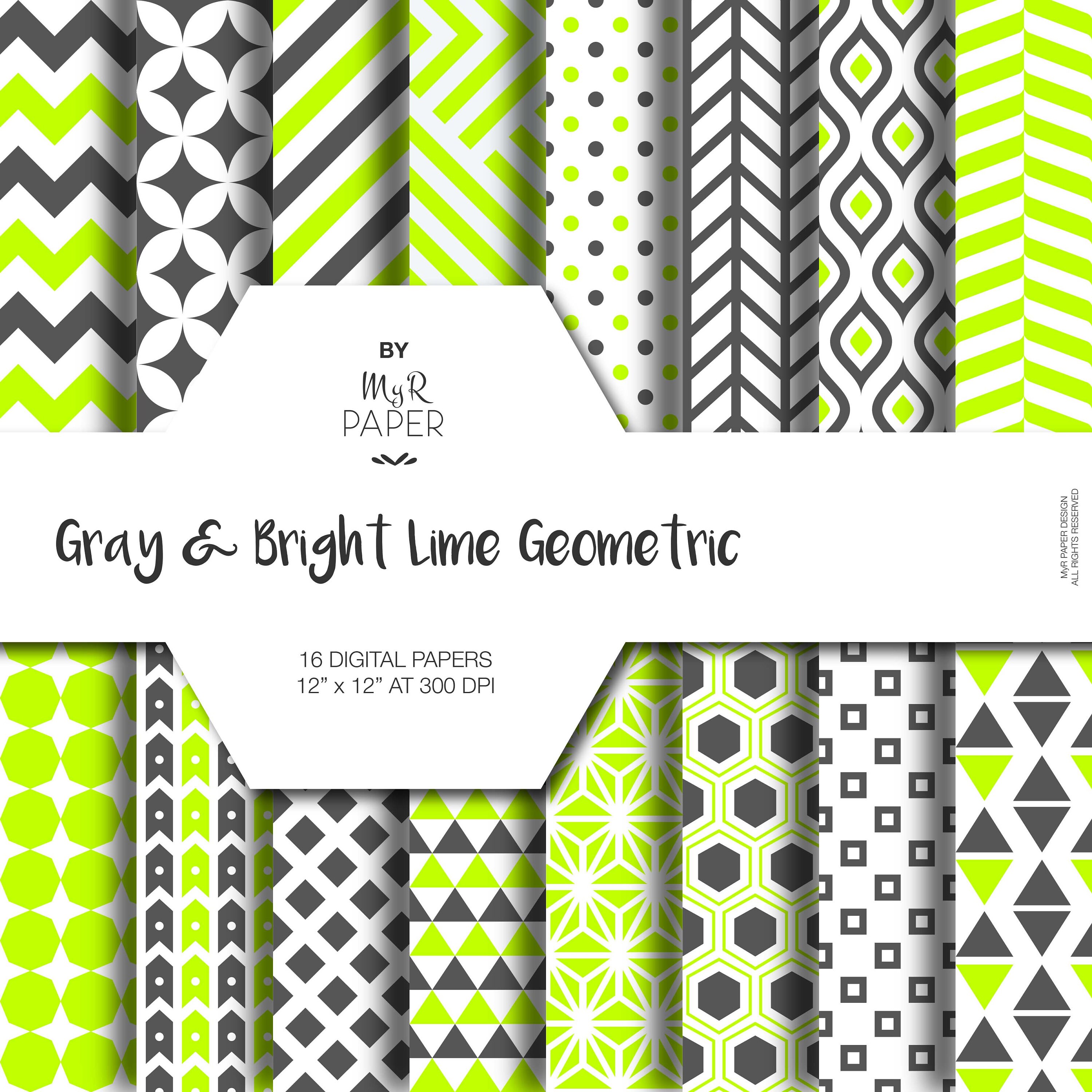 Bright Geometric Patterns