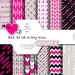 2 Clipart Arrow Digital Paper: black, Hot Pink & Grey Arrows Digital ...