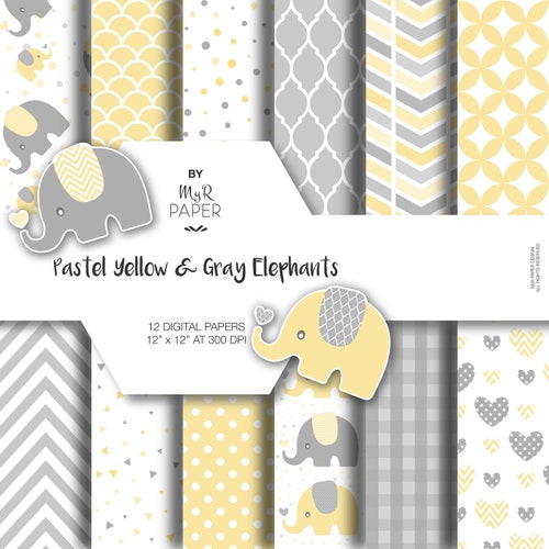 Baby Digital Paper Pack: neutral Gender Baby | Etsy