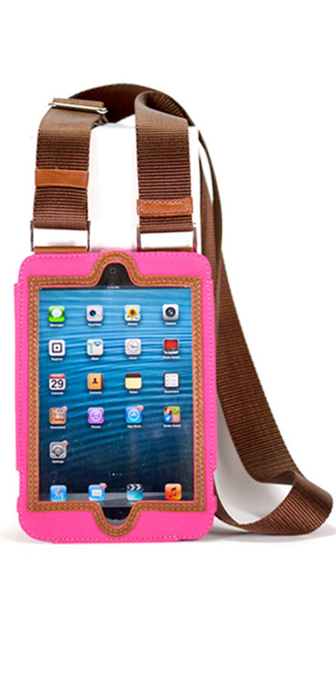 IPad Mini Bag Cross Body With Shoulder Straps Leather or Leather Trim ...