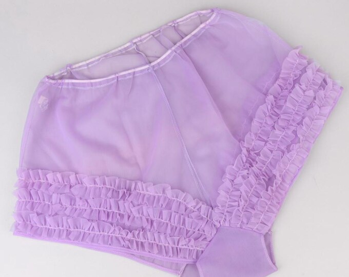 Vintage Sheer Black Bloomer Panty - Etsy Canada