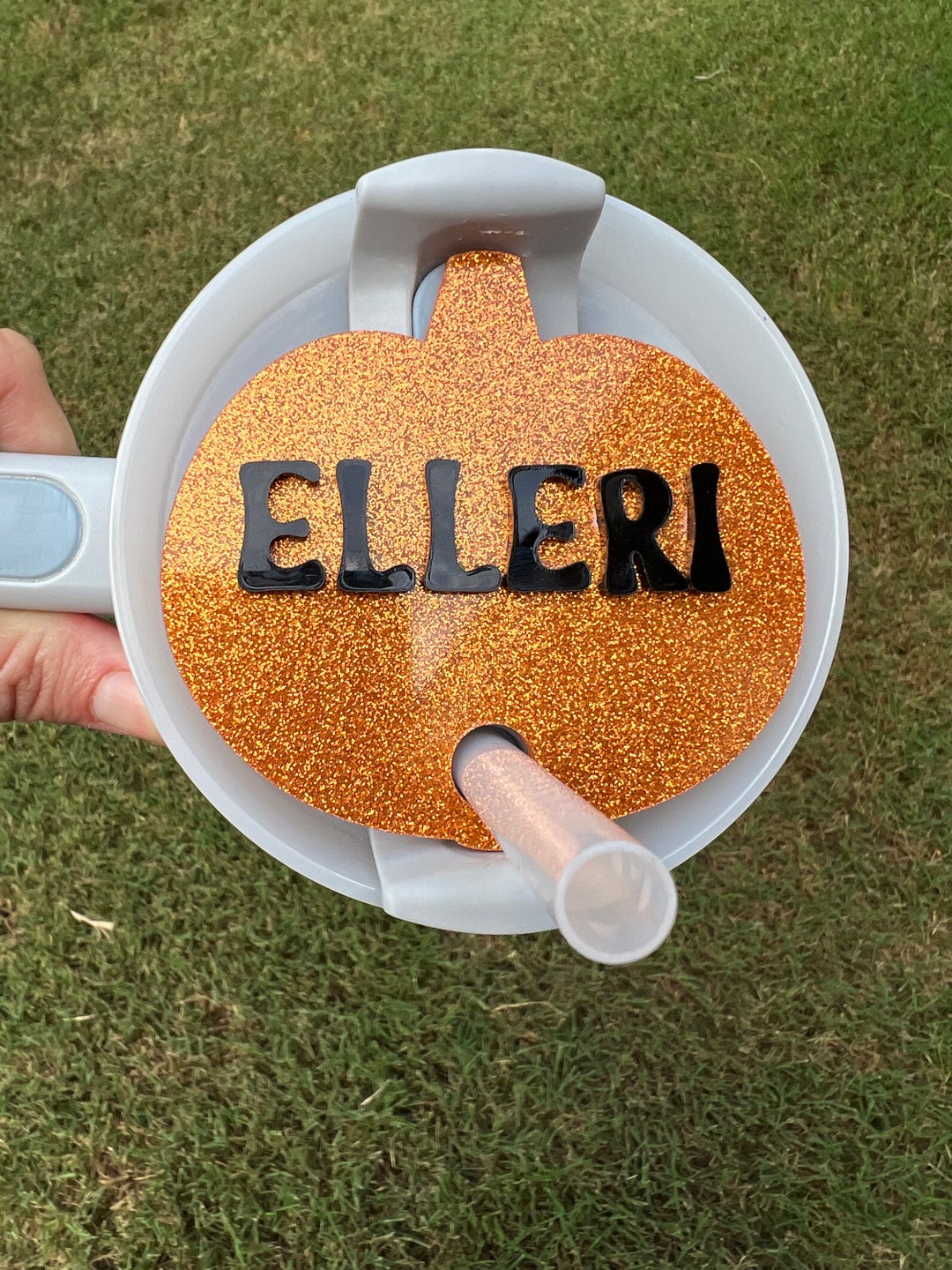 Stanley Cup Pumpkin Name Plates, Name Tag, Customizable Gifts ...