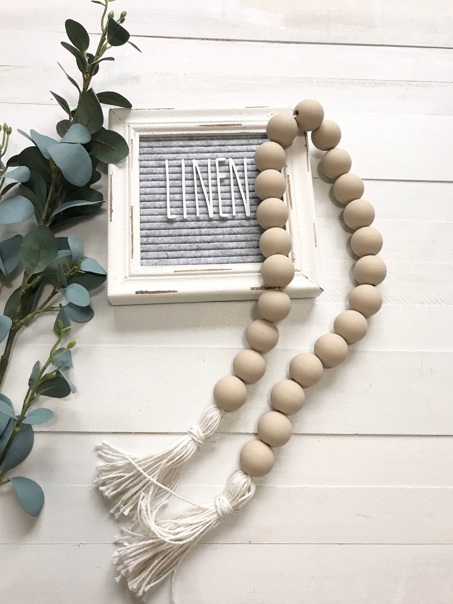 Neutral Farmhouse Garland - Etsy
