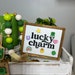 Lucky Charm St Patrick’s Day Tiered Tray Signs, Tiered Tray Decor, St ...