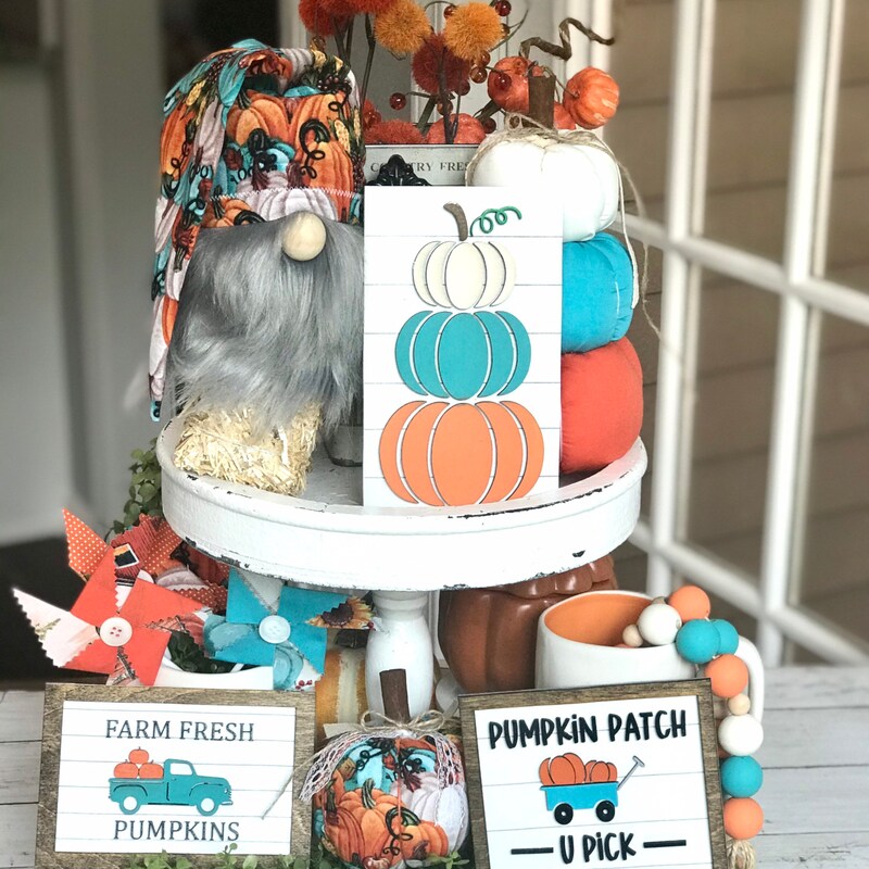 Teal Fall Decor - Etsy