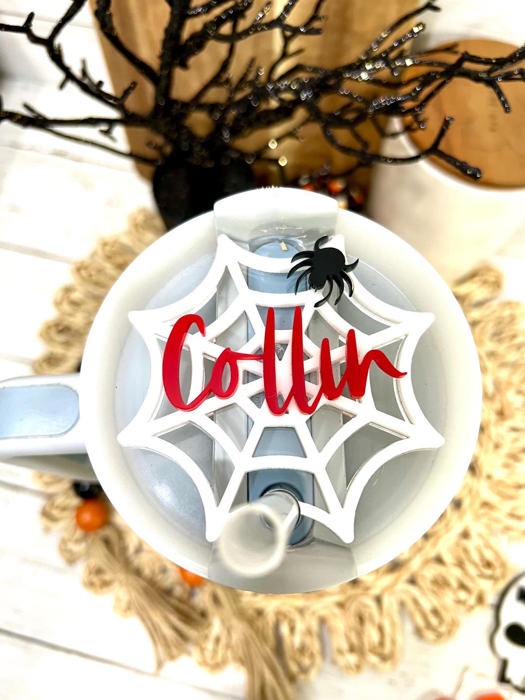 Spider Stanley Topper, Halloween Stanley Tag, Halloween Stanley Tag ...