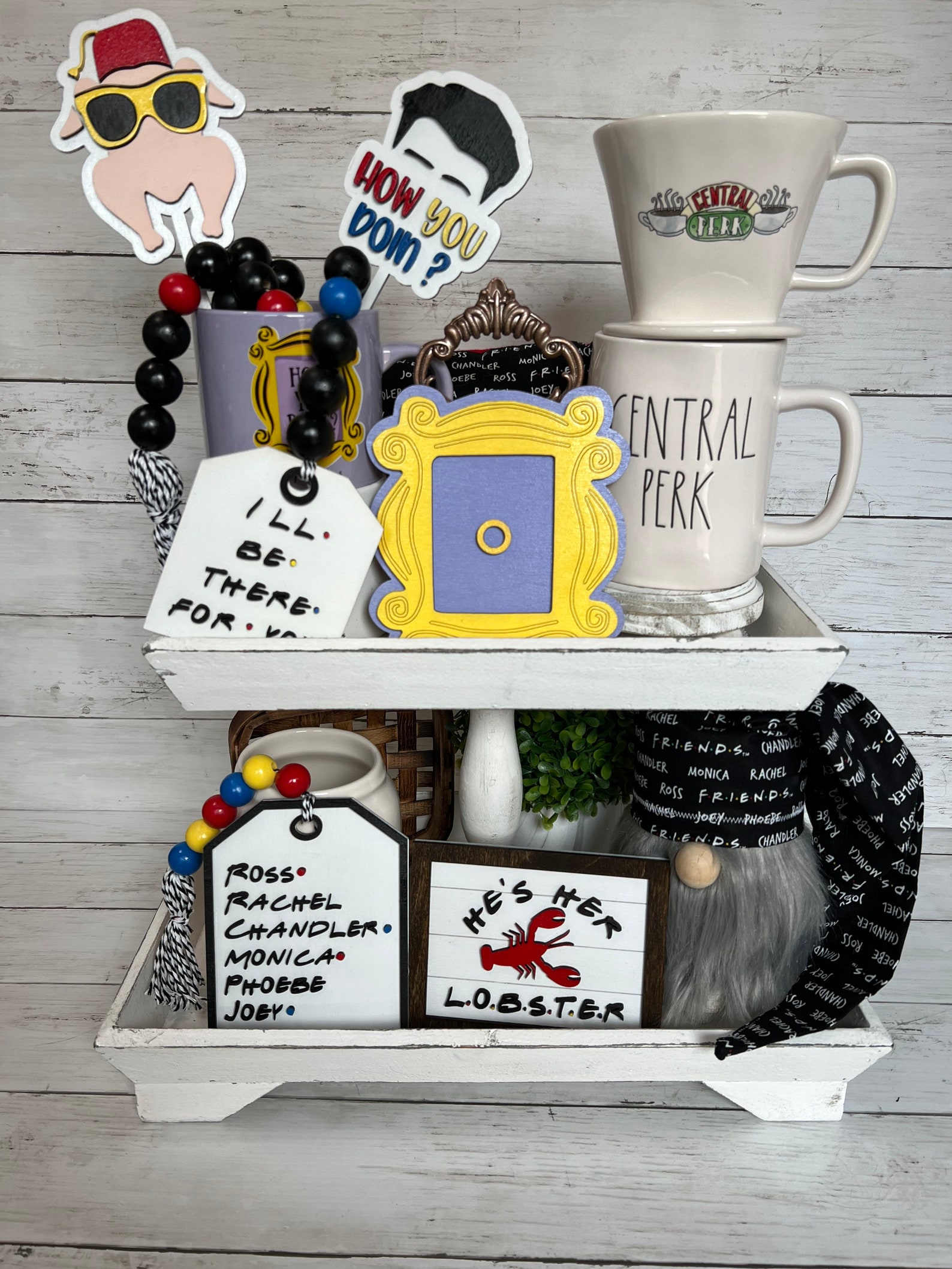 Friends Tiered Tray Signs Friends Tiered Tray Decor | Etsy