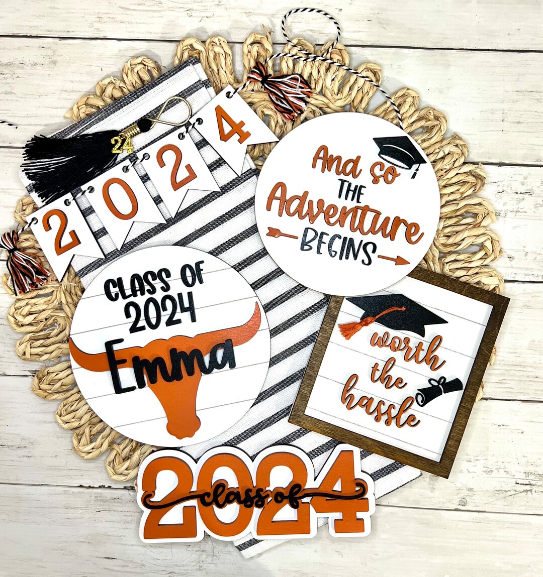 Customizable Graduation Tiered Tray Signs and Decor - Etsy