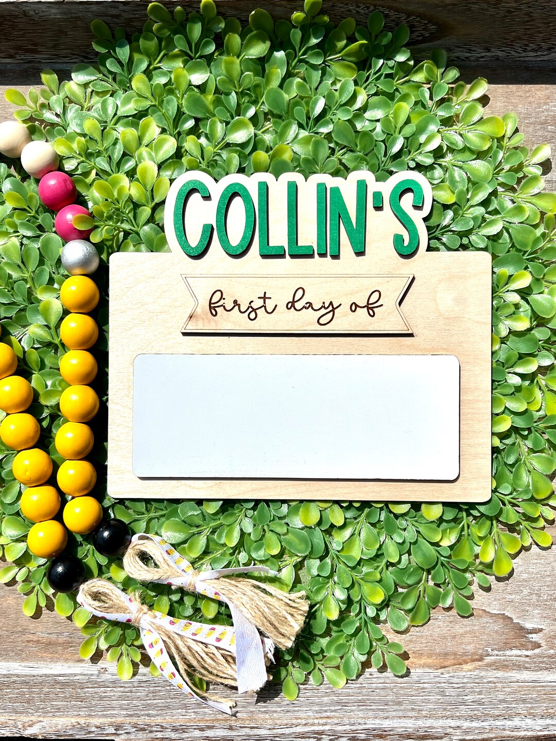 School Days Sign, Back to School Sign, Last Day of School, Personalized ...