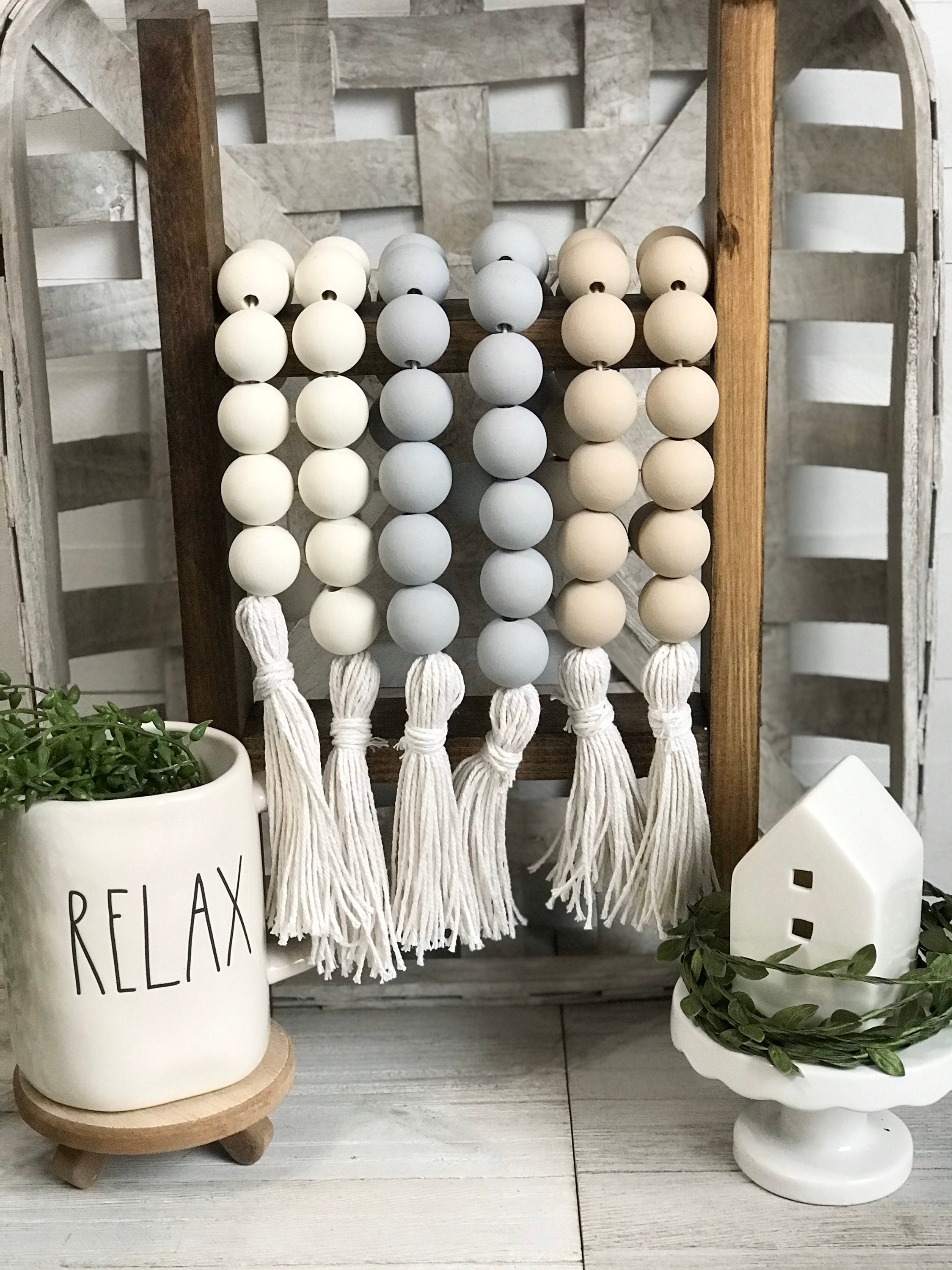 Neutral Farmhouse Garland - Etsy